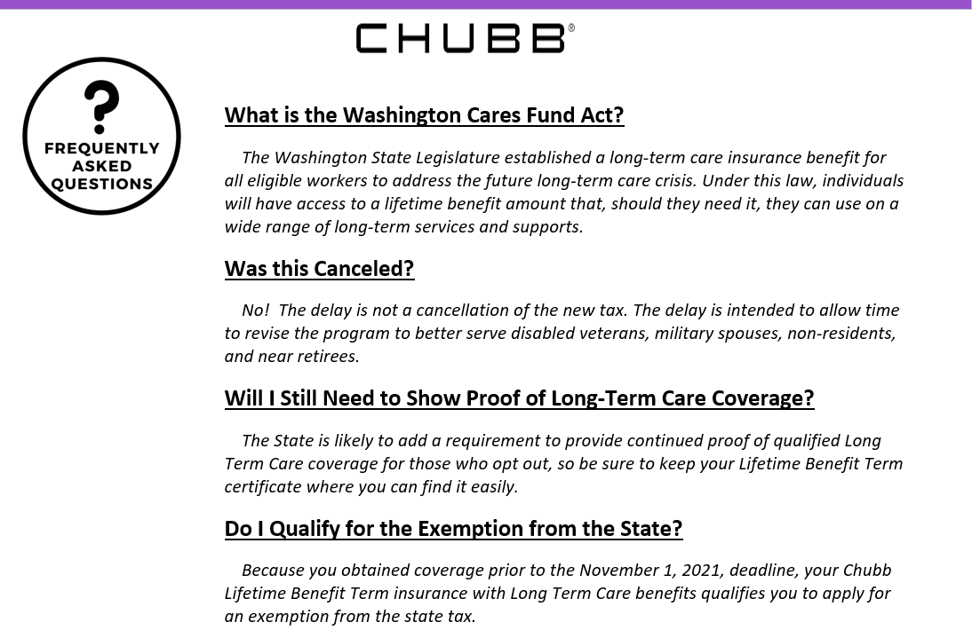 Chubb Change Form Resource Page